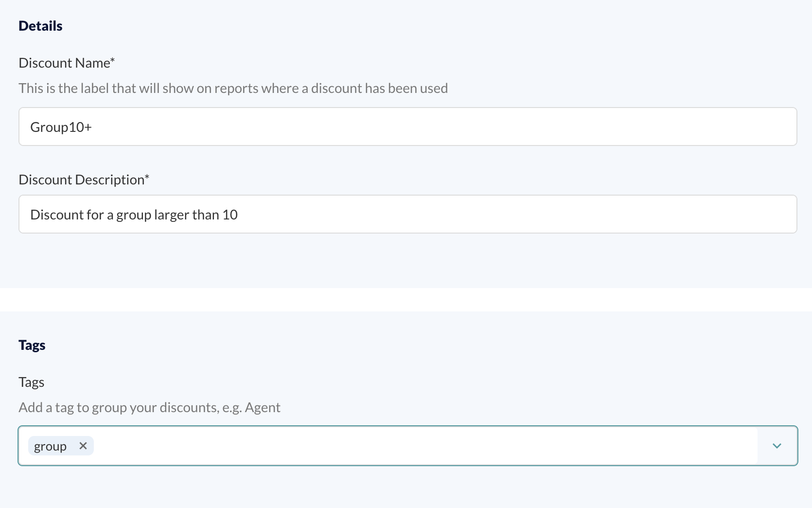 Discounts – Line-Up